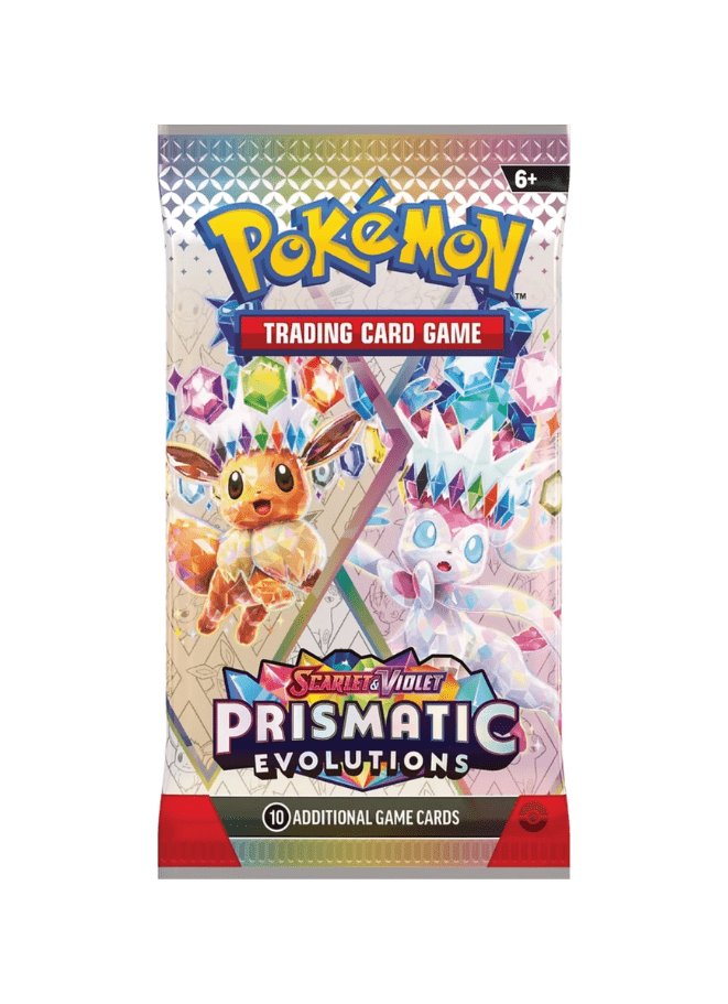 2025 Pokemon Prismatic Evolutions Booster Pack (10 Cards) | MGC Retail